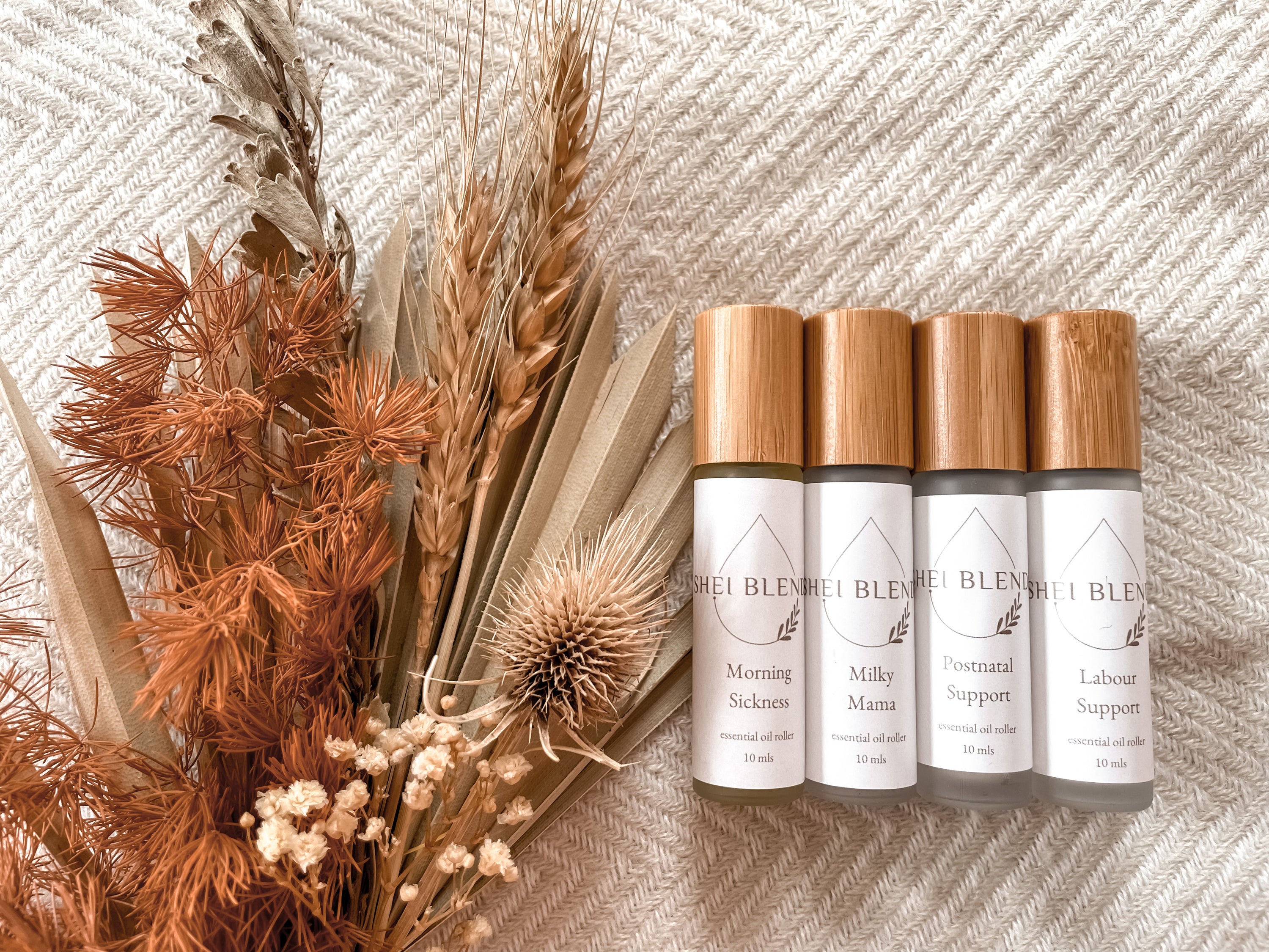 Shei Blends | Handcrafted 100% pure essential oil roller blends